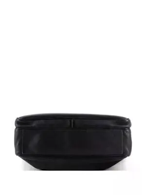 Prada Convertible Front Pocket Briefcase Leather Medium Tote Bag