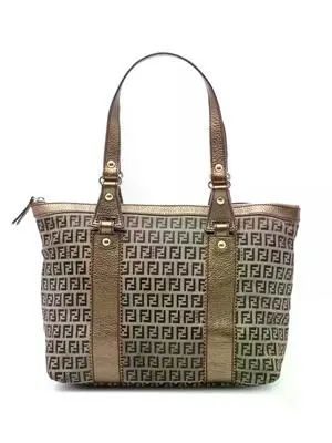 Fendi Zucchino Canvas Tote Bag