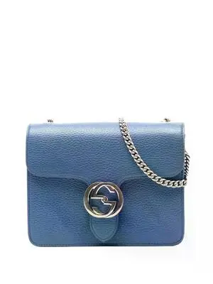 Gucci Interlocking G Crossbody Bag - Blue