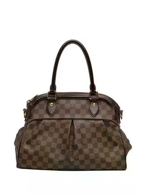 LOUIS VUITTON 2008 Damier Ebene Trevi Pm Satchel - Brown
