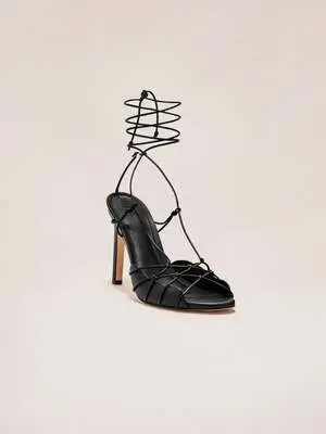 Alexis Colette Stiletto Sandal - Black