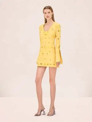 Alexis Eulia Mini Dress - Saffron
