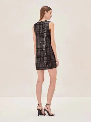 Alexis Emani Sequined Mini Dress - Black