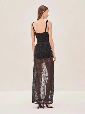 Alexis Escola Romper - Black