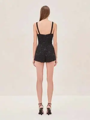 Alexis Escola Romper - Black