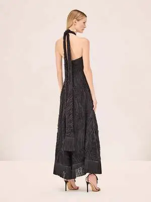 Alexis Ambrosio Halter Maxi Dress - Black