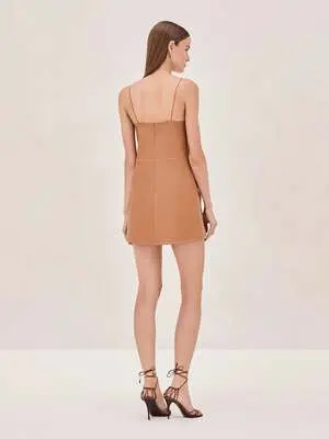 Alexis Amery Mini Dress - Saddle