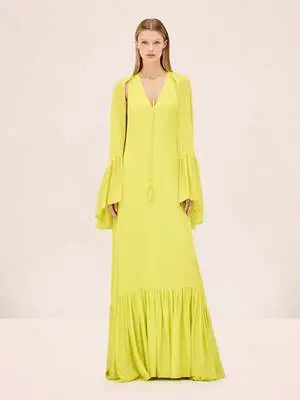 Alexis Francina Maxi Dress - Chartreuse