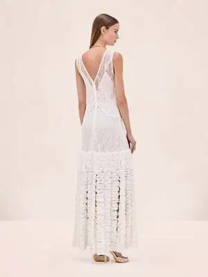 Alexis Jeysa Lace Gown - White