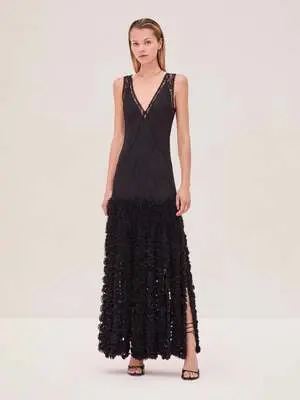 Alexis Fringe Evening Dresses