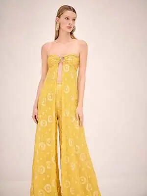 Alexis Izza Strapless Top - Marigold