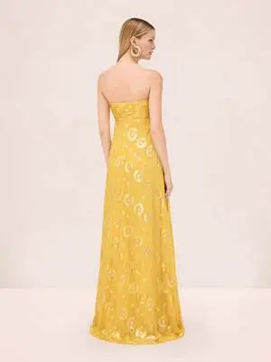Alexis Izza Strapless Top - Marigold
