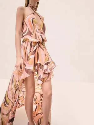Alexis Gisela Halter High-low Maxi Dress