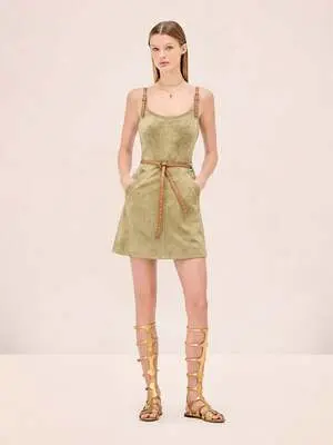 Alexis Kacen Mini Dress - Olive