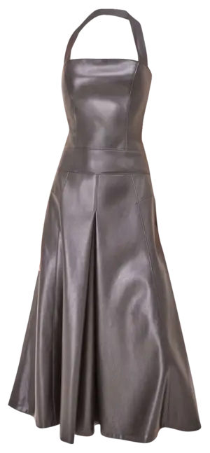 Alexis Imena Halterneck Midi Dress - Black