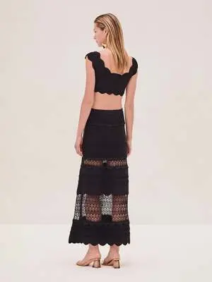 Alexis Jeannie Skirt - Black