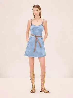 Alexis Kacen Mini Dress - Azure