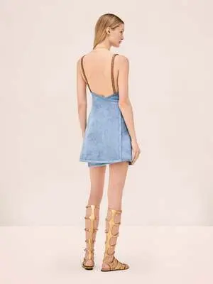 Alexis Kacen Mini Dress - Azure