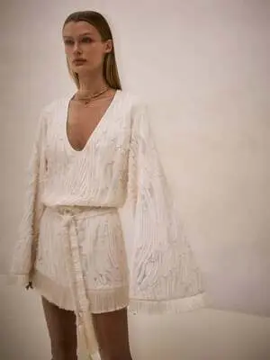 Alexis Jen Mini Dress - Ivory