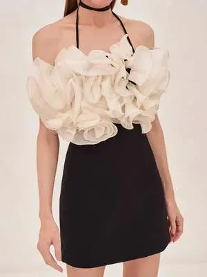 Alexis Aisha Dress With Ruffled Embellishment