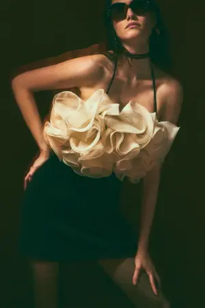 Alexis Aisha Dress With Ruffled Embellishment