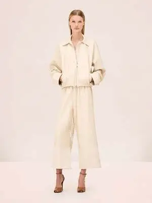 Alexis Jacob Pant Cropped Wide-leg Trousers