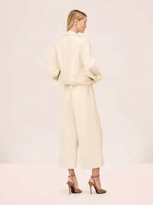 Alexis Jacob Pant Cropped Wide-leg Trousers
