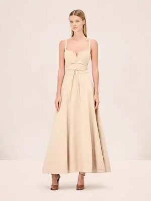 Alexis Kendra Suede Midi Dress - Dune