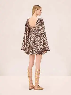 Alexis Juliette Mini Dress - Cordovan
