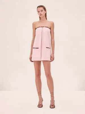 Alexis Jenning Strapless Mini Dress - Rose