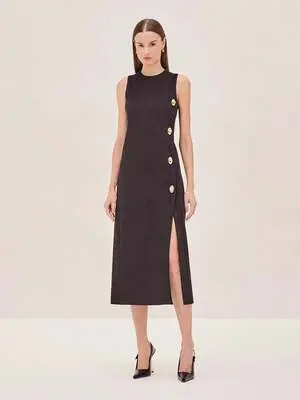 Alexis Kalita Midi Dress - Black