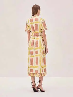 Alexis Arbena Printed Midi Dress