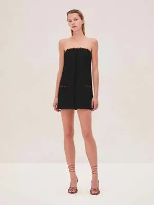 Alexis Jenning Strapless Mini Dress - Black