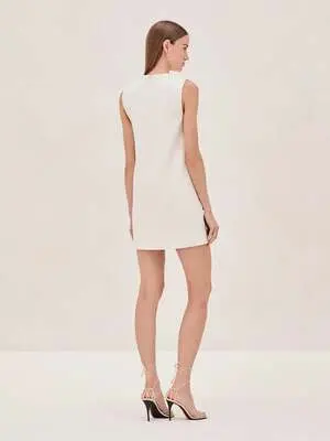 Alexis Krystle Cut-out Mini Dress - Ivory