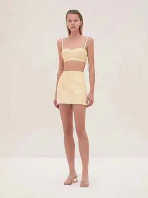 Alexis Kwon Skirt - Gold