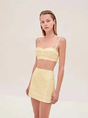 Alexis Kwon Skirt - Gold
