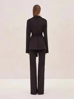 Alexis Lazlo Vegan Suede Blazer - Black