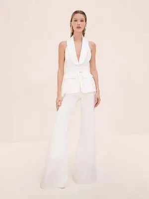 Alexis Micoli Vest - Blanc