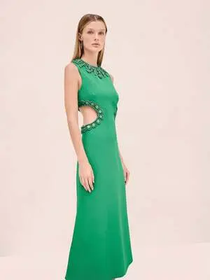 Alexis Leda Midi Dress - Emerald