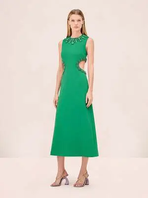 Alexis Leda Midi Dress - Emerald