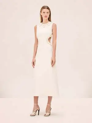 Alexis Leda Midi Dress - Ivory