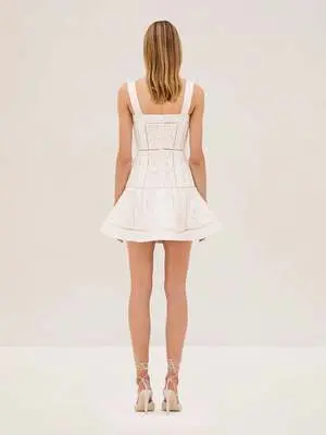 Alexis Mariyah Dress Embroidered Crochet Lace Mini