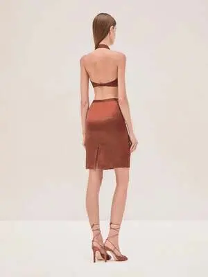 Alexis Lotte Halter Crop Top