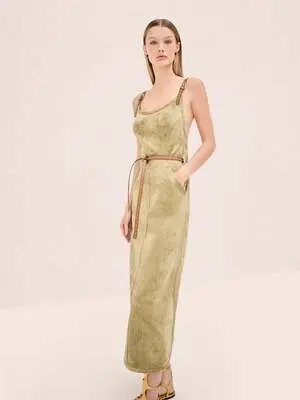 Suede Midi Dresses