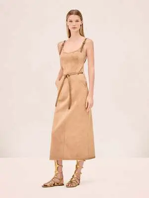 Alexis Melina Midi Dress - Walnut