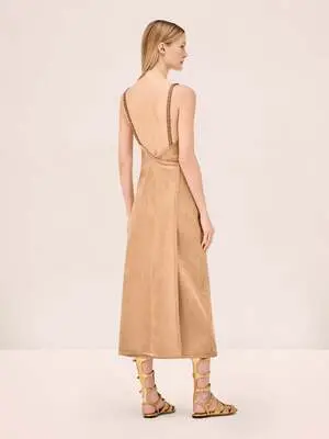 Alexis Melina Midi Dress - Walnut
