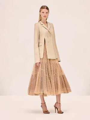 Alexis Naomi A-line Midi Skirt - Savanna