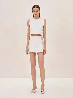 Alexis Raylin Top - White