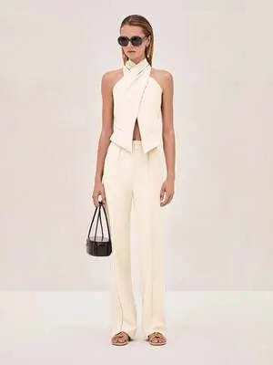 Alexis Olfi Sleeveless Vest - Ivory