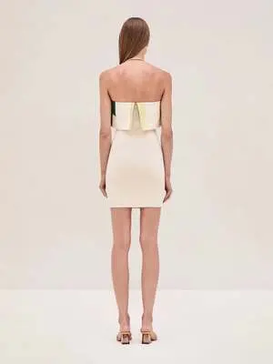 Alexis Nava Mini Dress - Green Brushstroke